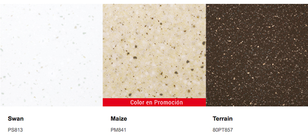 Superficies Staron Colores de Matte