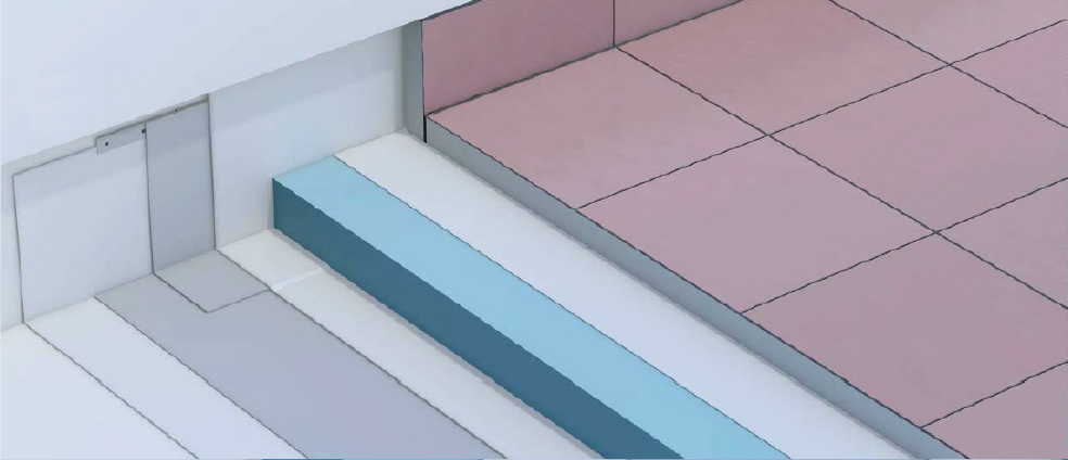 Losa y Cubierta plana transitable invertida de DYNAL