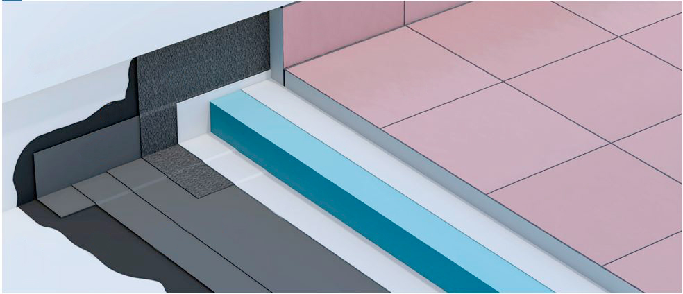 Cubierta plana transitable uso privado de DYNAL